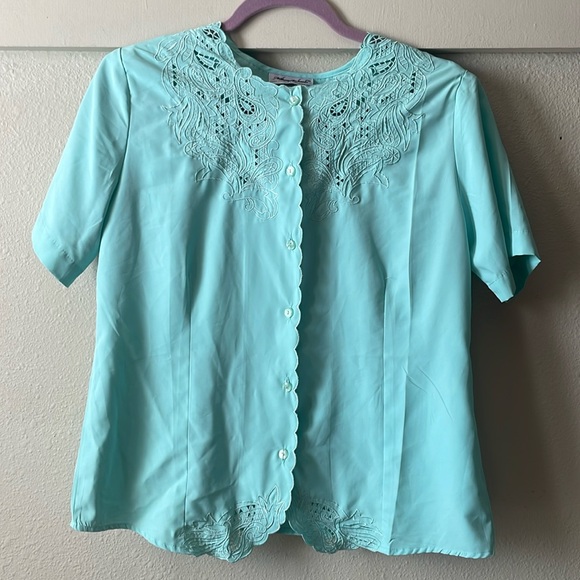 Anthony Richards | Tops | Vintage Anthony Richards Short Sleeve Button ...